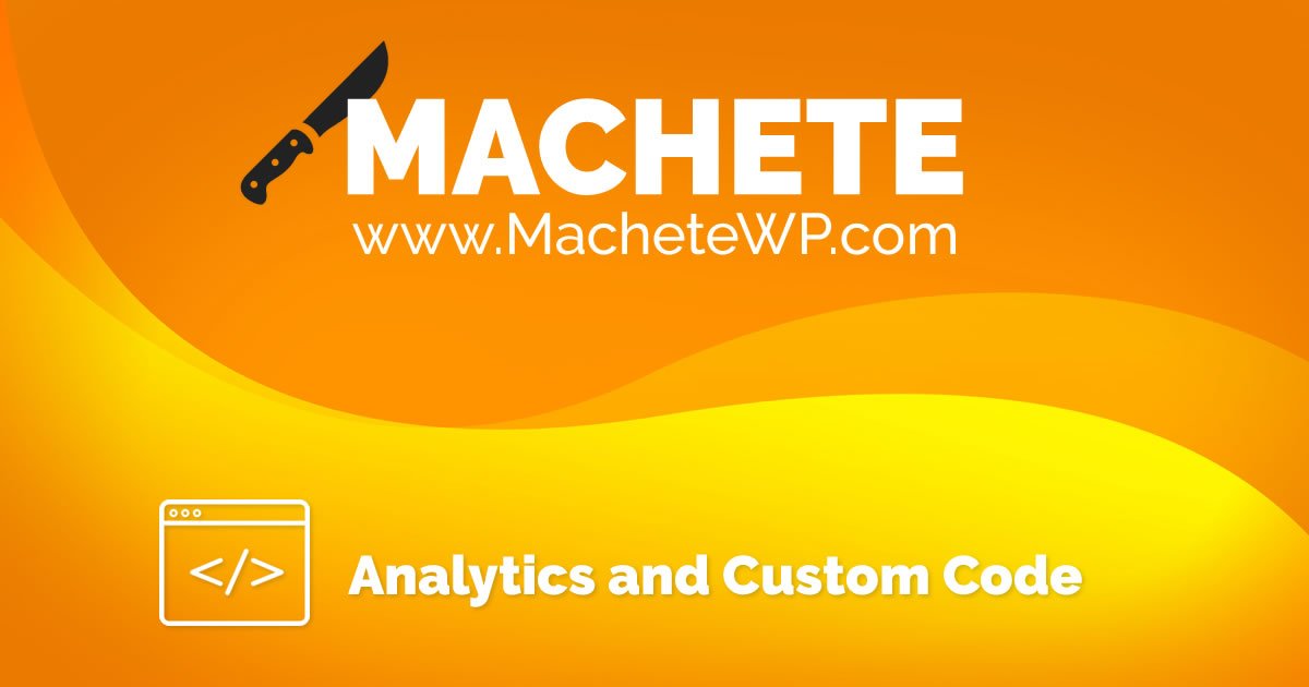 Custom code editor and Google Analytics tracking manager for Wordpress Custom code editor and Google Analytics tracking manager for Wordpress